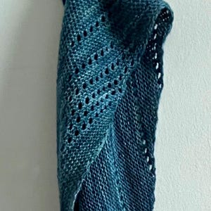 Fibonacci Shawl Knitting Pattern – Asymmetrical Triangle Lace Scarf ...