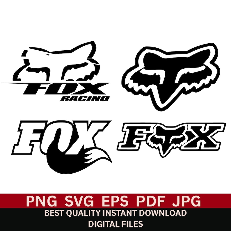 Fox Racing - SVG - Ready to Use for Cricut - Transparent Background ...