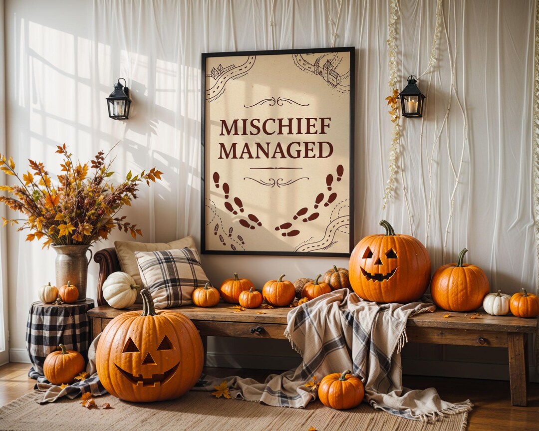 Mischief Managed Print: Harry Potter Inspired Wall Art (digital ...