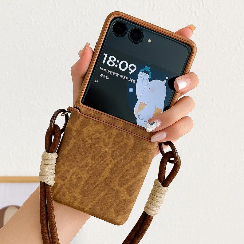 Leopard Print Rope Case for Motorola Razr 60 Ultra 50 Ultra 60 Pro Razr ...