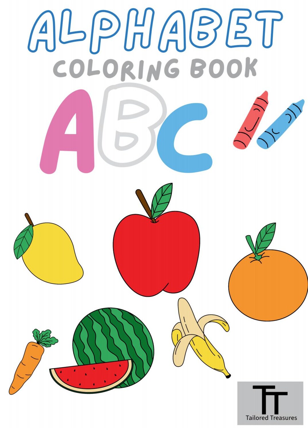 Alphabet Coloring Book for Kids |activity Worksheet | A-Z Letter and ...