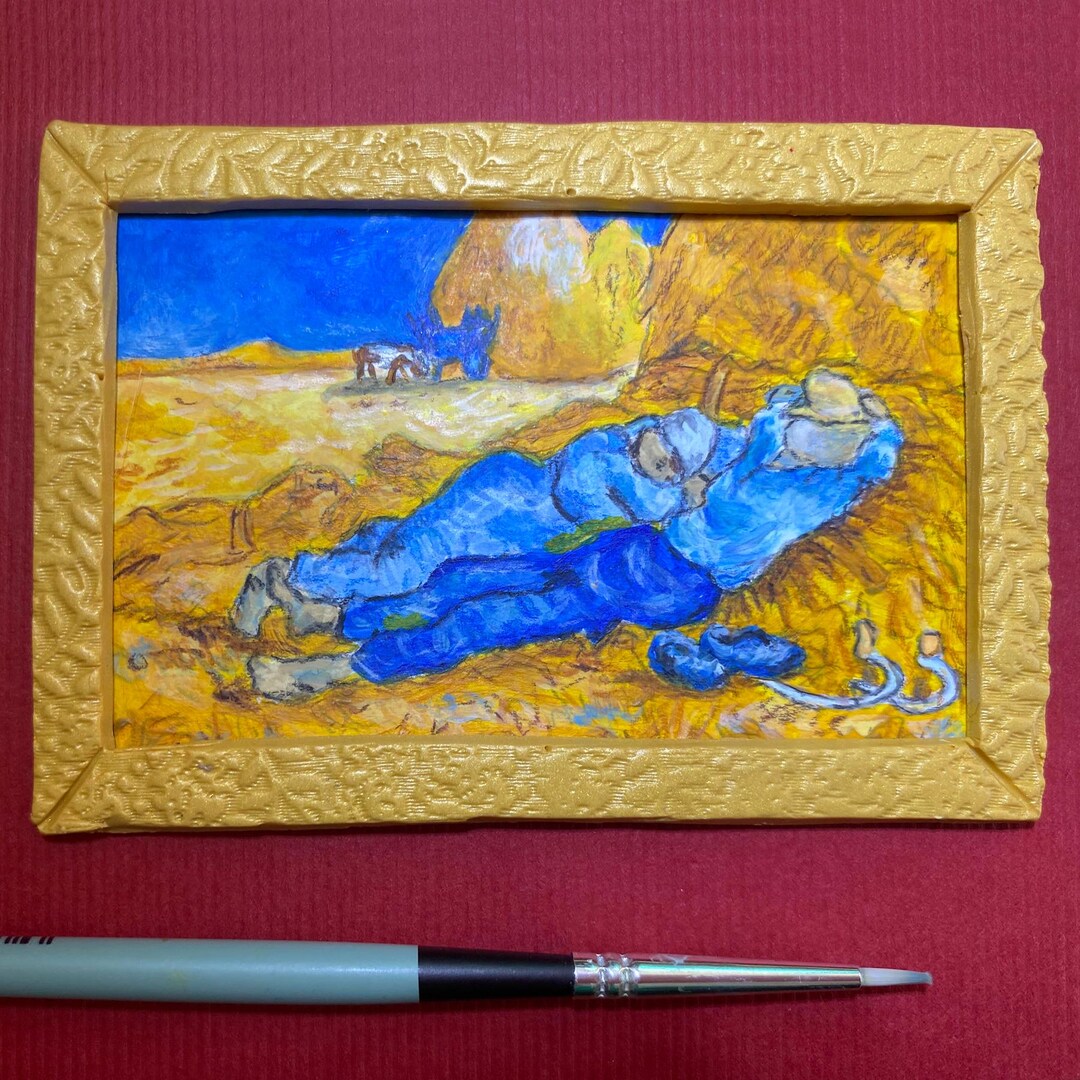 Vincent Van Gogh Miniature Dollhouse Painting - Etsy