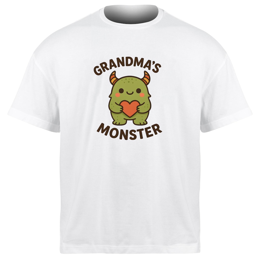 Grandma’s Monster Valentine PNG: Grandma Valentine Gift - Digital ...