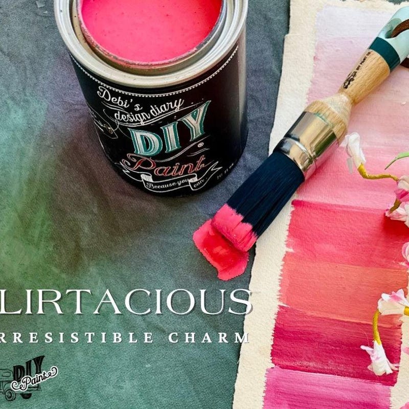 Pink Chalk Paint - Etsy