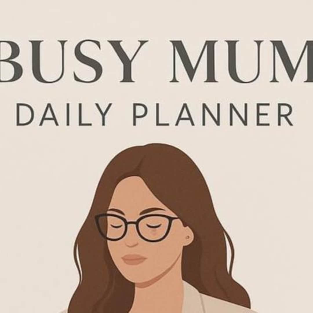 Busy Mum Daily Planner Printable / A4 Pdf/self-care + Baby Schedule ...