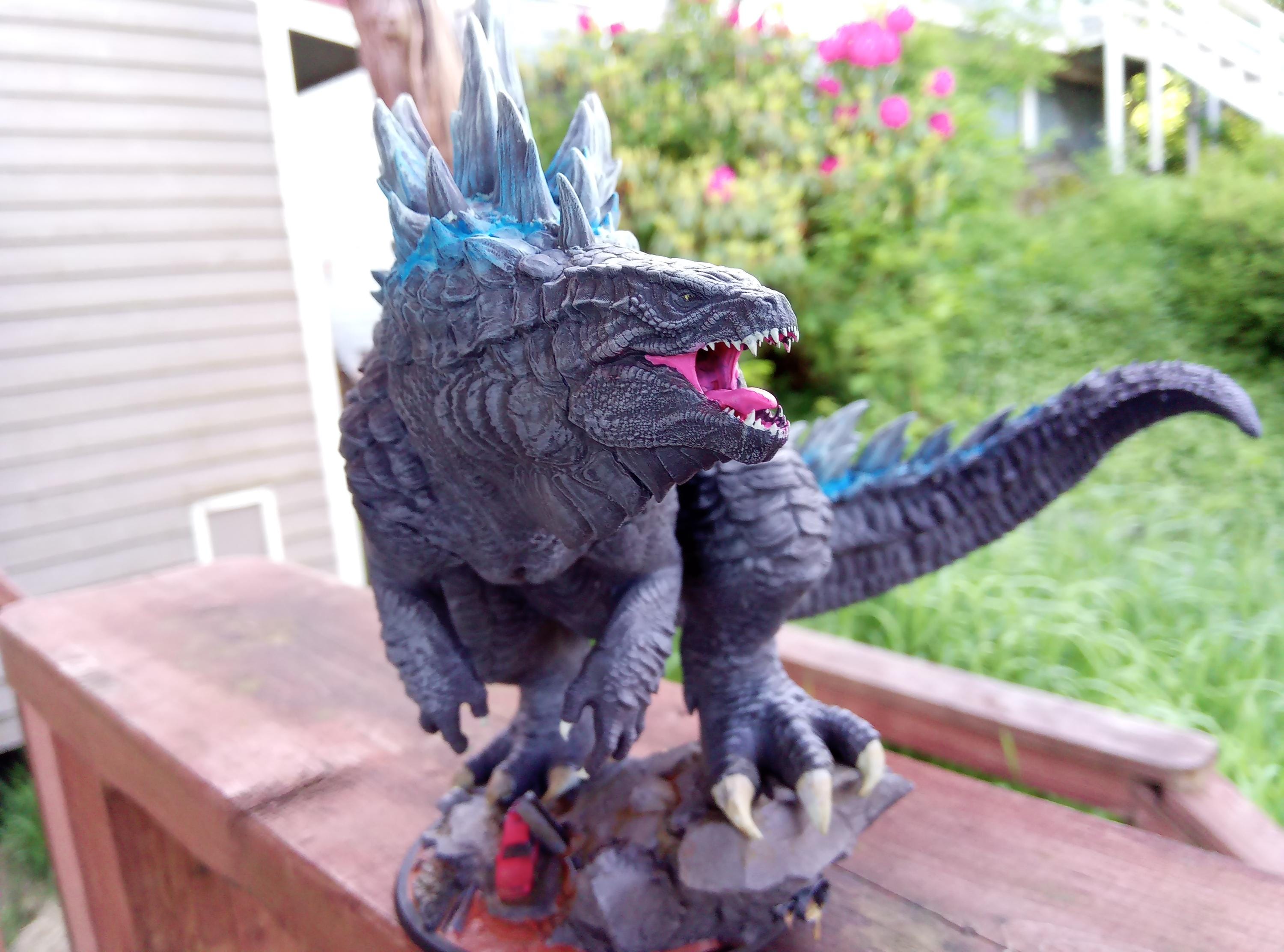 Godzilla STL File: High Detail Kaiju 3D Print Model (digital Download ...
