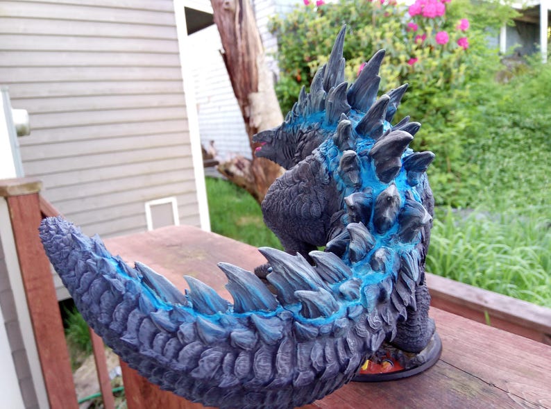 Godzilla STL File: High Detail Kaiju 3D Print Model (digital Download ...