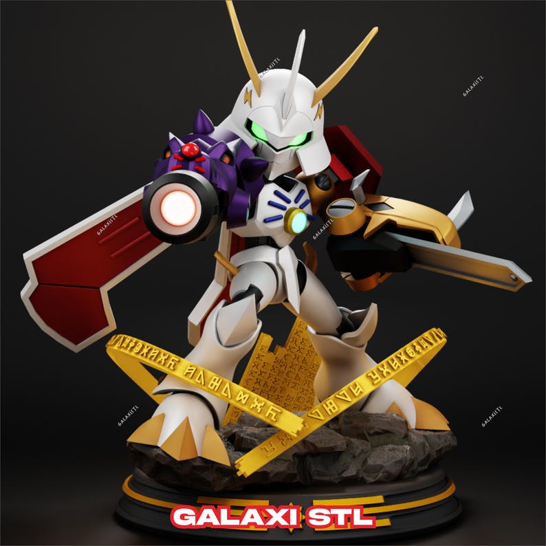 Omega Knight STL Model: Resin Printer Figure Diorama (digital Download ...