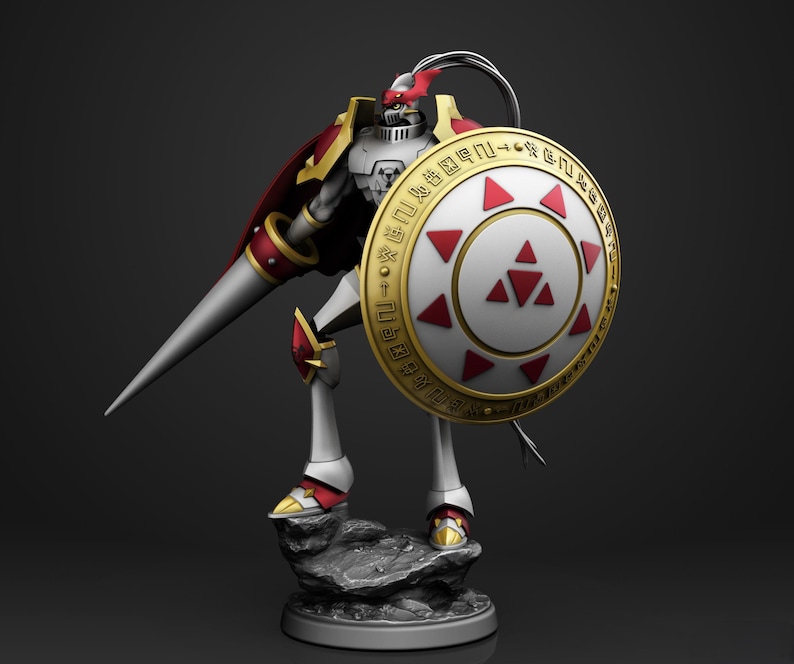 Gallantmon Digimon Adventure STL Model for Resin Printer Figure 3D ...