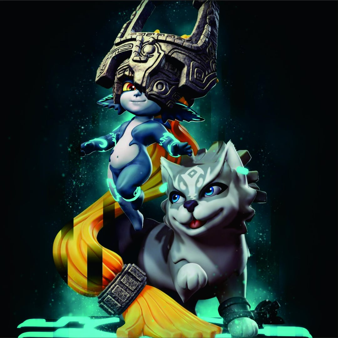 Chibi Midna STL Model: Legend of Zelda 3D Printer Figure (digital File ...