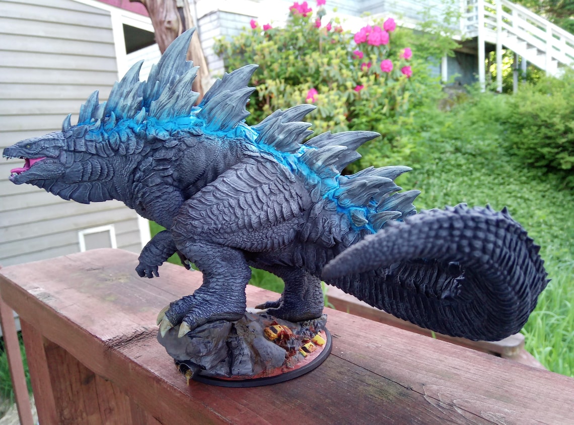 Godzilla STL File: High Detail Kaiju 3D Print Model (digital Download ...
