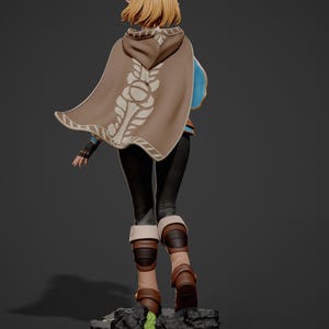 Zelda STL Model Princess Zelda 3D Printing Figure High Quality ...