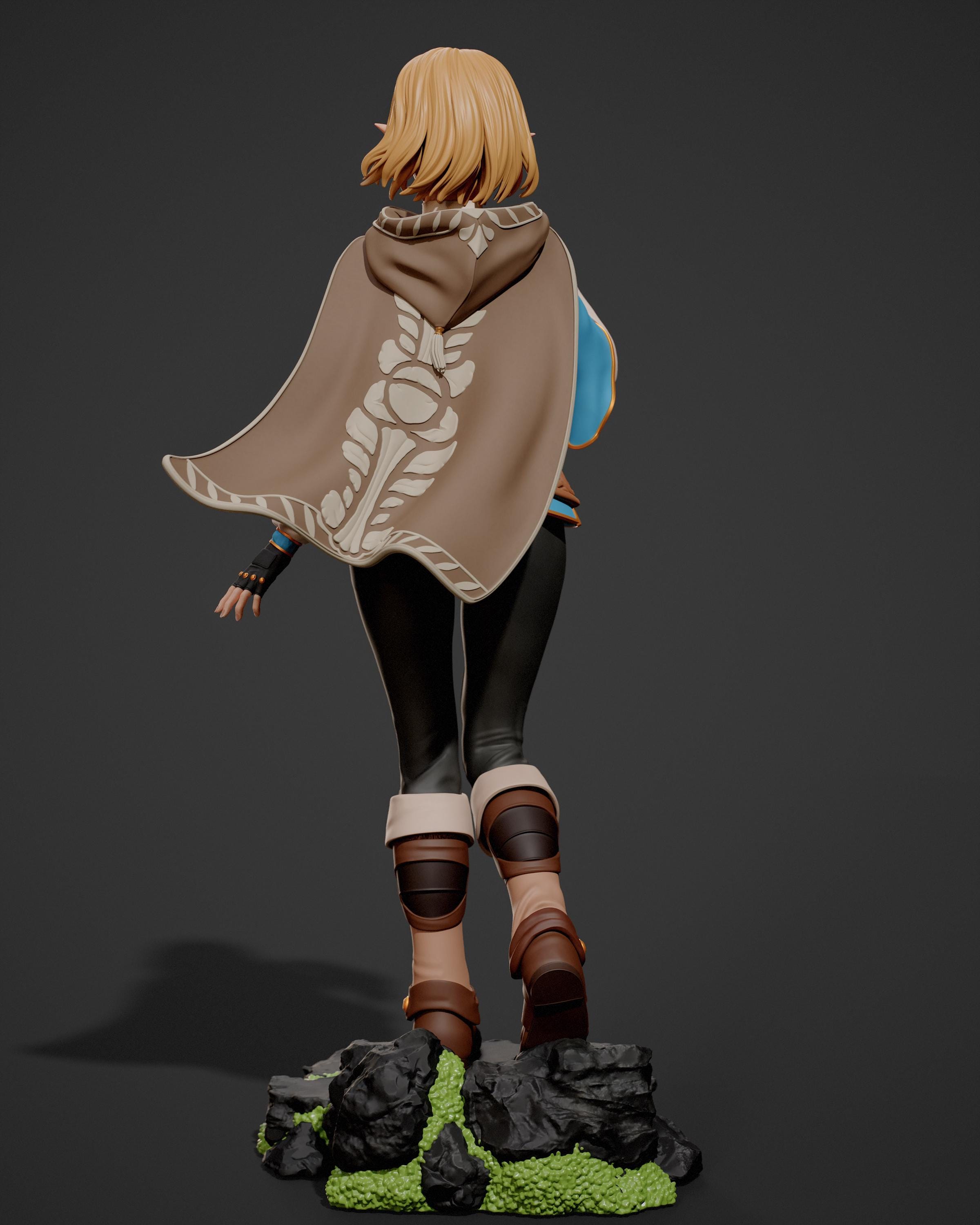 Princess Zelda STL Model for Resin Printer Figure 3D Printing - High ...