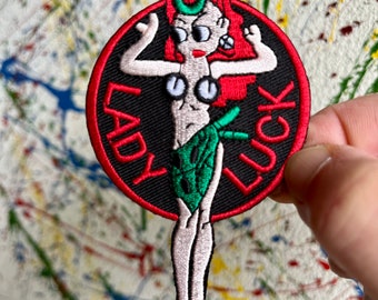 Lady Luck Patch - Etsy