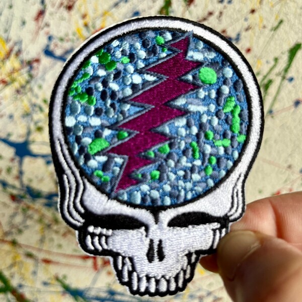 Lightning Bolt Skull - Etsy