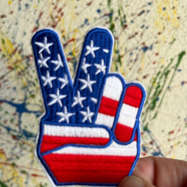 Peace Sign Patch - Etsy
