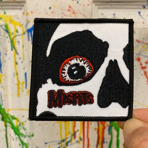 Official Misfits Patch Small Logo Skull Embroidered Iron on - Etsy