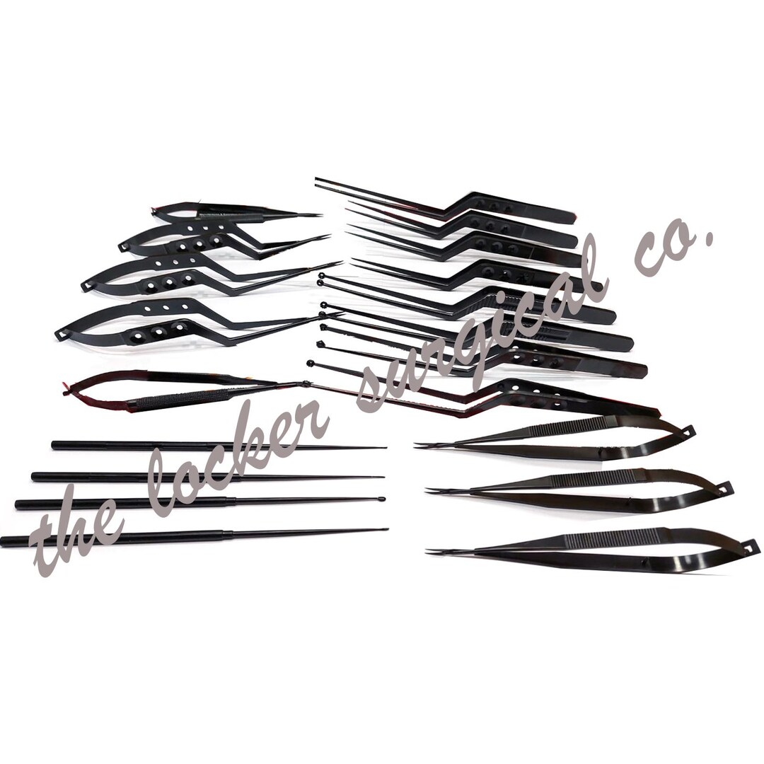 Kamiyama Micro Neuro Surgery Instruments Set 20pcs Surgical Instruments ...