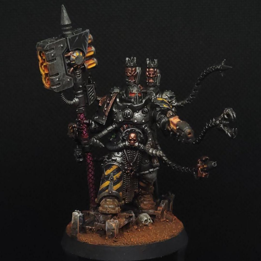 Warpsmith Warhammer 40K Chaos Space Marines Iron Warriors Pro Painted - Etsy