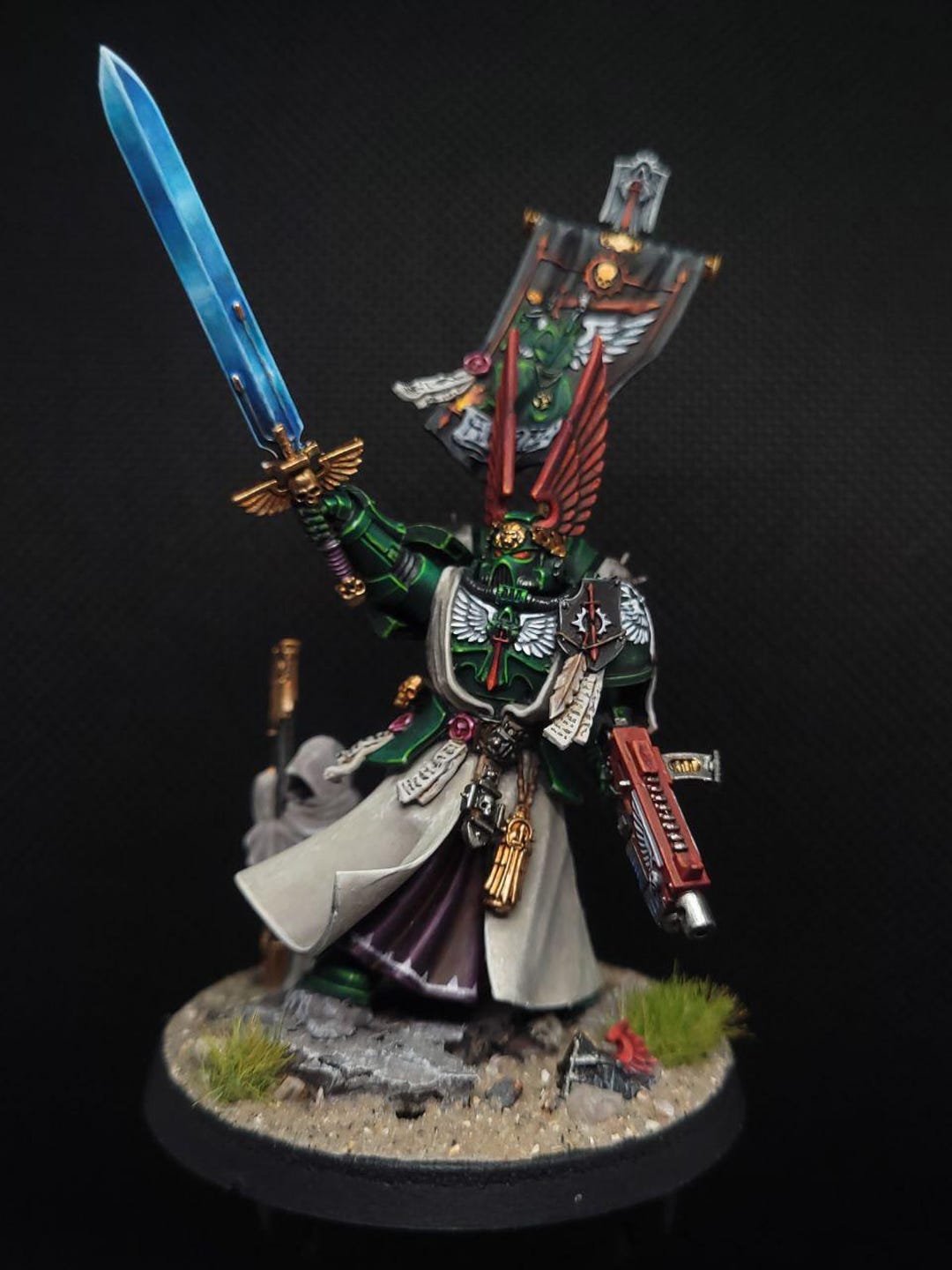Azrael, Supreme Grand Master, Warhammer 40K Dark Angels, Pro Painted ...