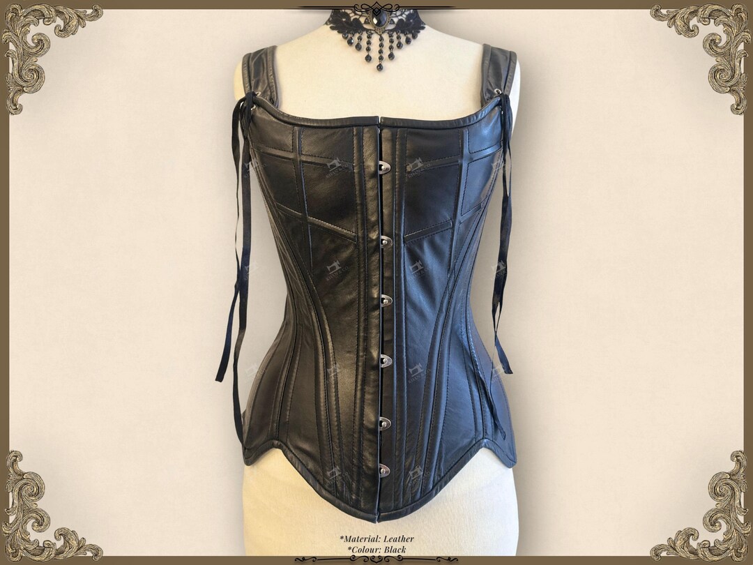 Luxury Leather Gothic Corsets by Khan & Co. Plus Sizes Availabale - Etsy