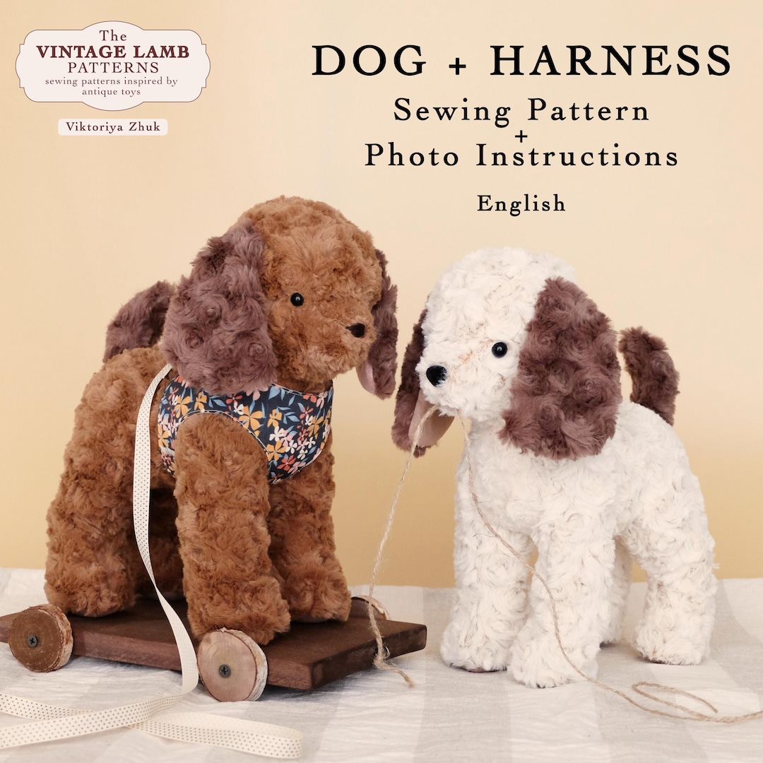 Dog / Puppy Sewing Pattern PDF With Photo Instructions in English - Etsy