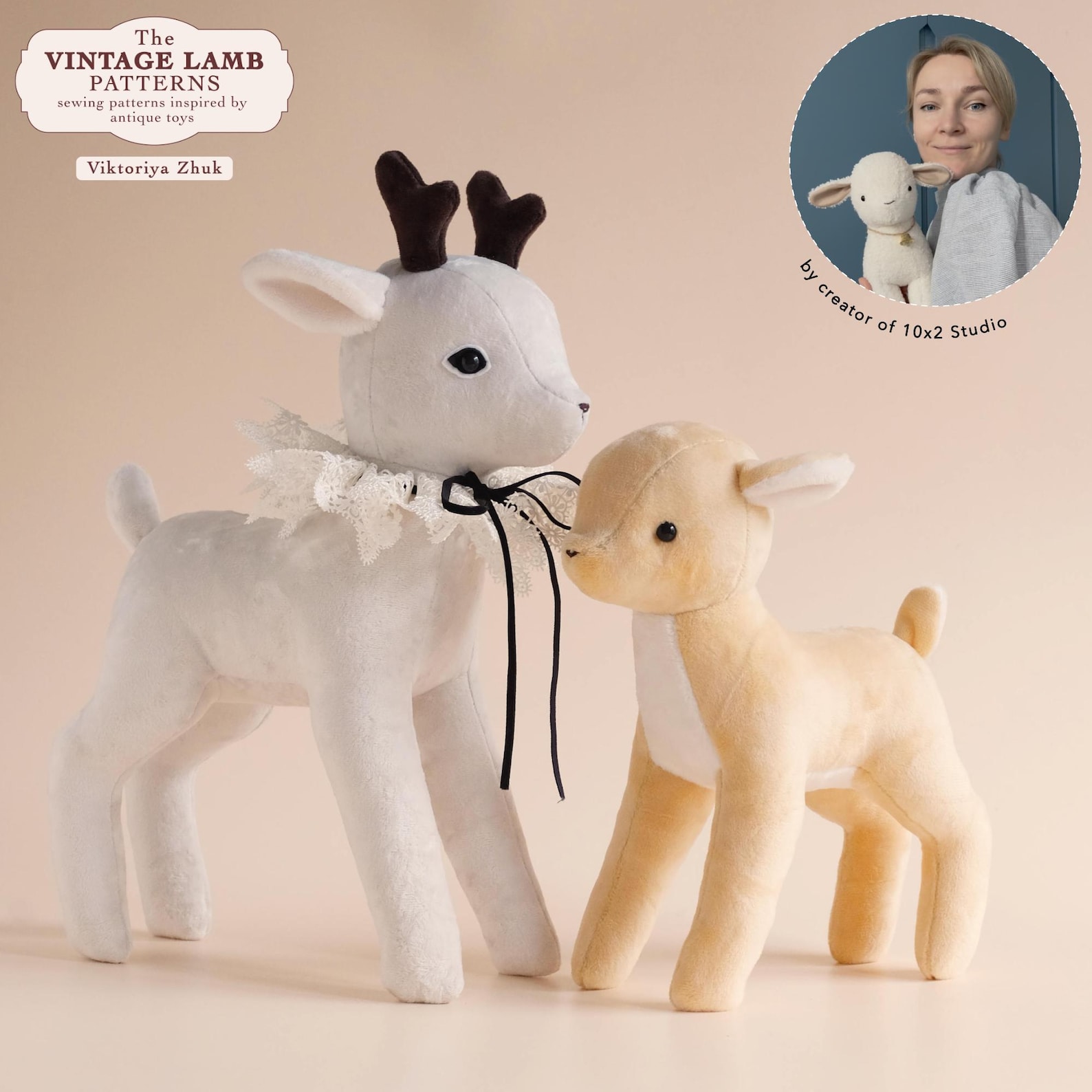 Deer Sewing Pattern With Photo Instructions Fawn Reindeer - Etsy