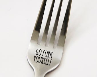 Funny fork | Etsy
