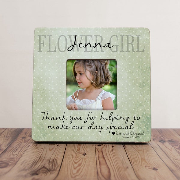 Flower Girl Frame - Etsy