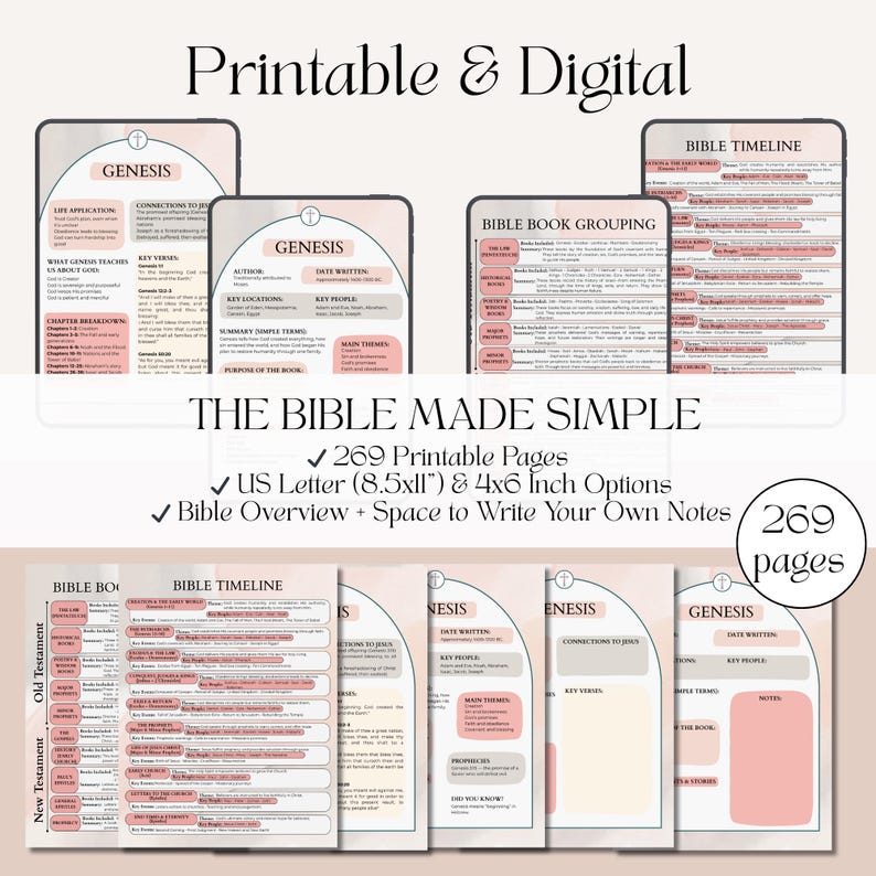 Entire Bible Made Simple Study Guide | Bible Book Summaries + Chapter ...
