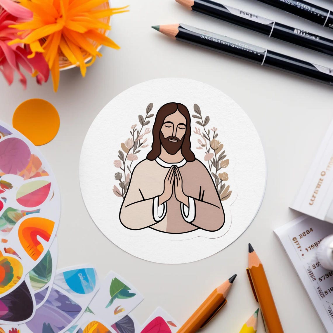 15 Catholic Stickers – Jesus Stickers, Scripture Stickers Designs ...