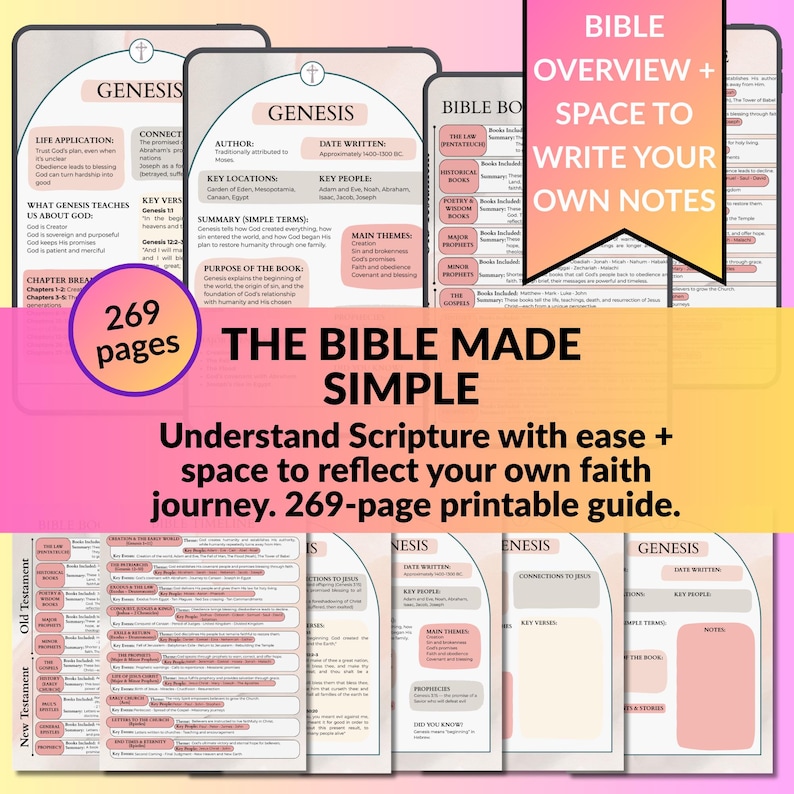 Entire Bible Made Simple Study Guide | Bible Book Summaries + Chapter ...