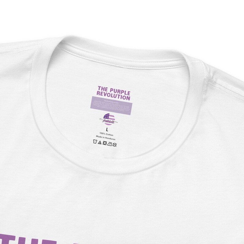 Purple Revolution Peace Love and Unity | Statue of Liberty T-shirt ...