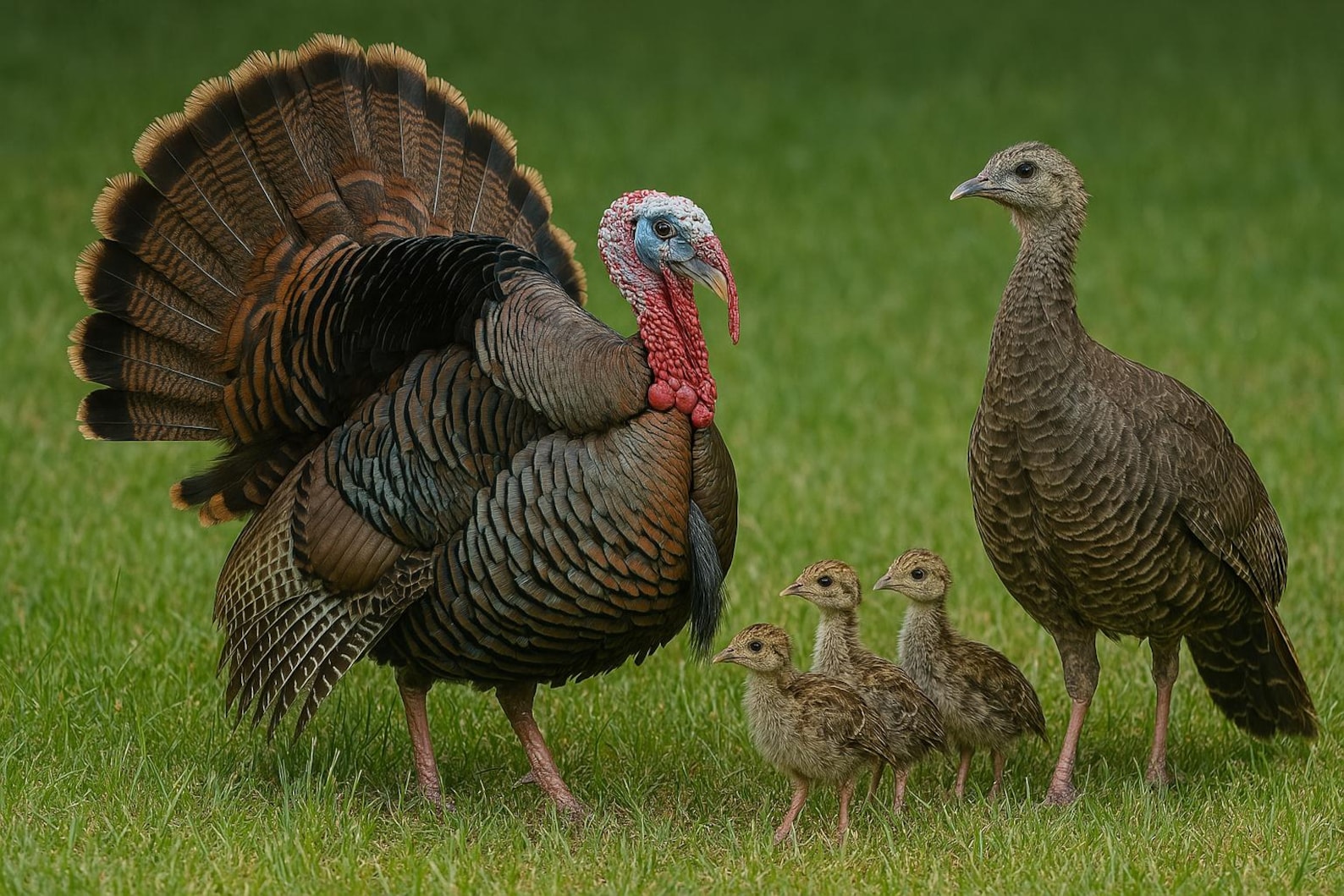Turkey Digital Art Print | Wild & Domestic Turkey Wall Decor | Farm ...