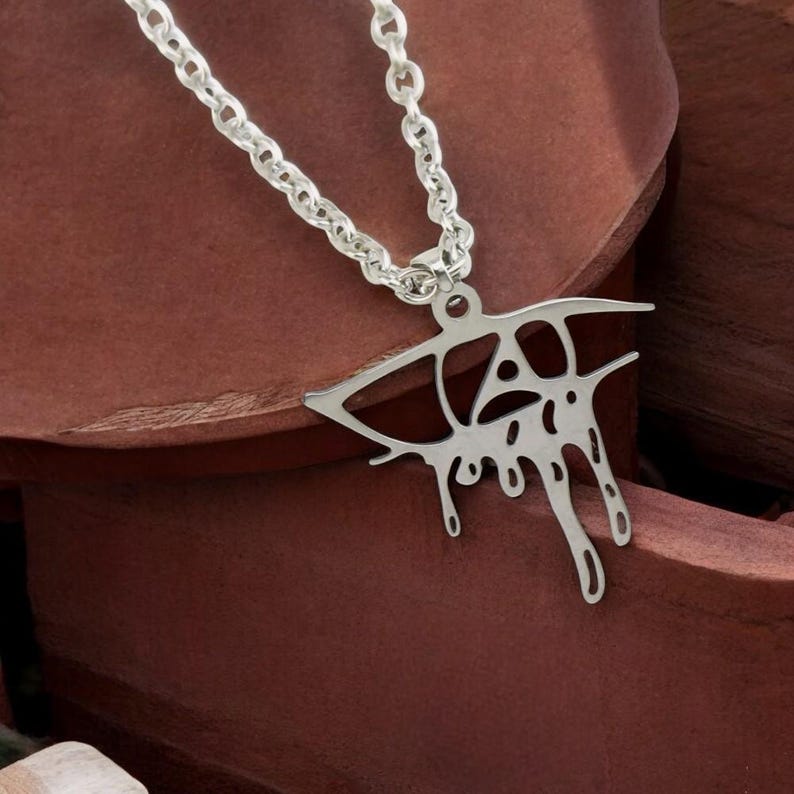 Naruto Itachi Uchiha Sharingan Amaterasu Pendant Necklace | Stainless ...