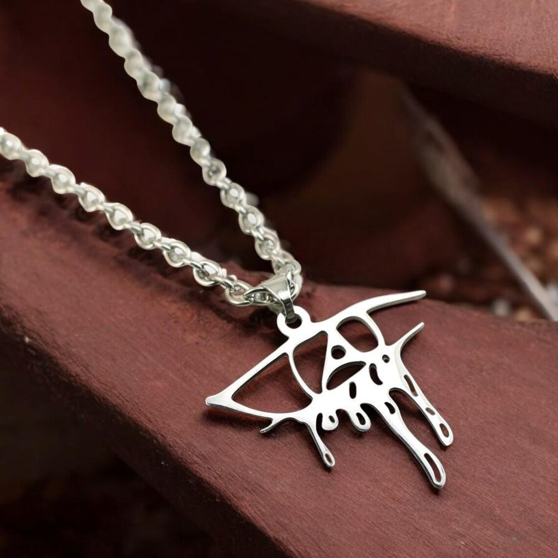 Naruto Itachi Uchiha Sharingan Amaterasu Pendant Necklace | Stainless ...