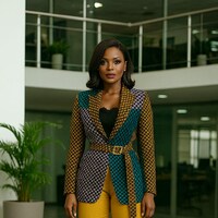 Gbemi African Crop Top and Palazo Pants Set / African Clothing for ...
