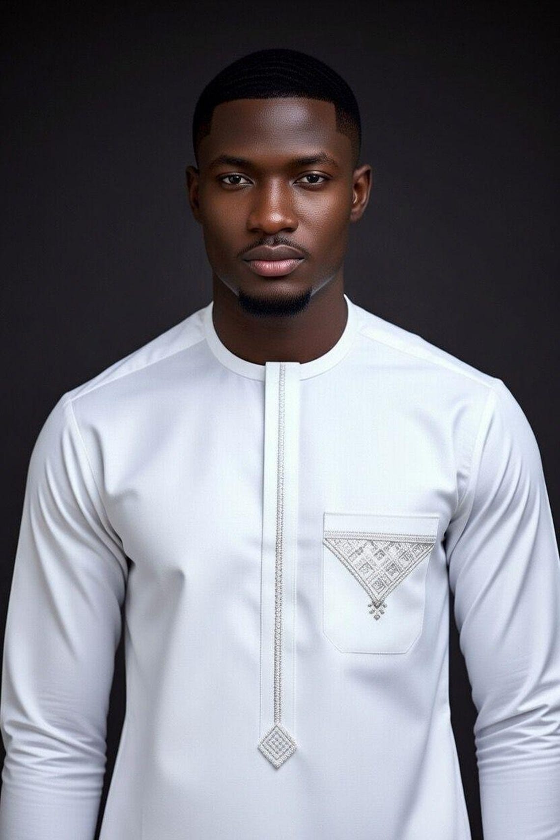 White Senator Suit for Men | African Wedding Outfit - Etsy