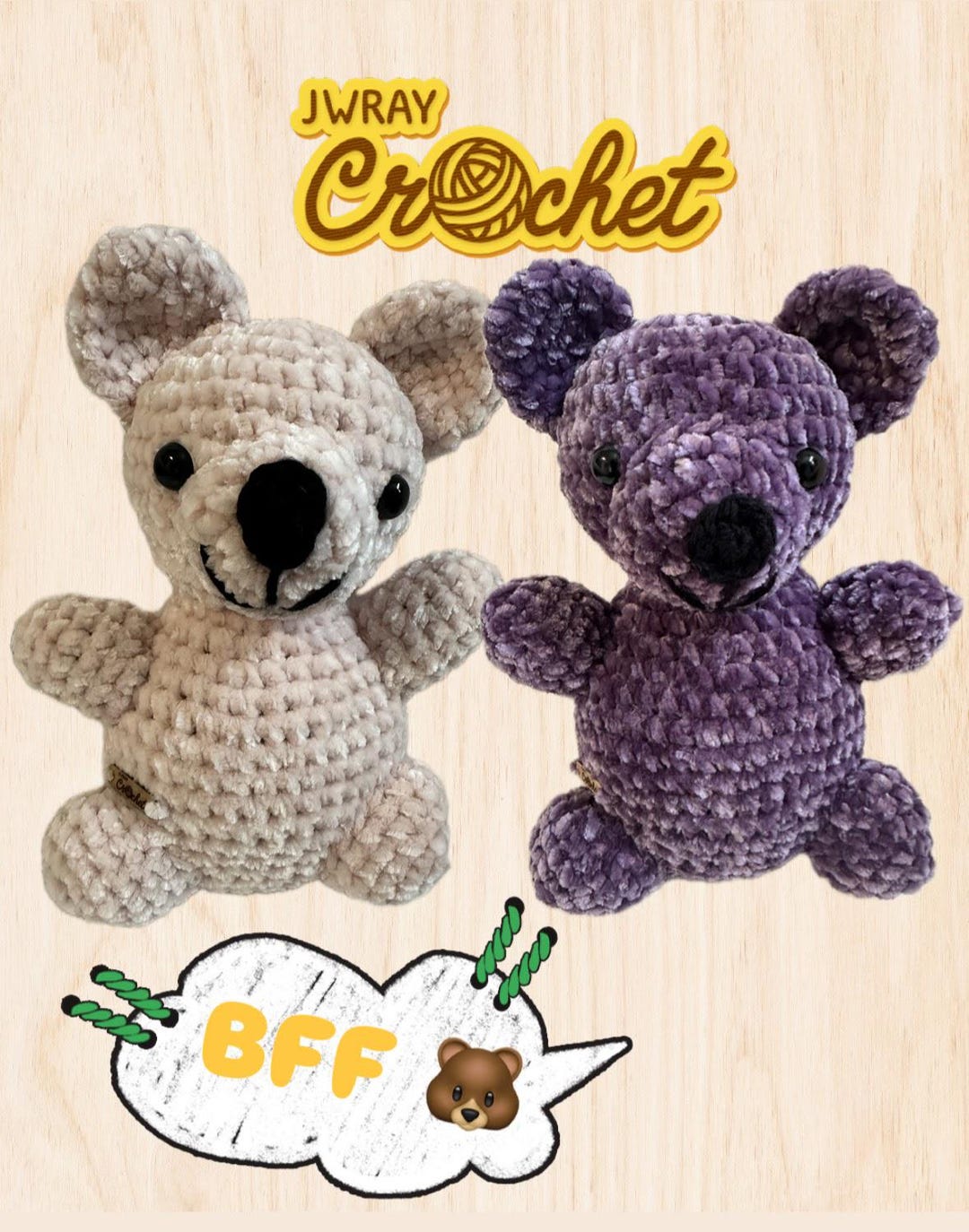 Velvety Teddy Bears (package Deal) - Etsy