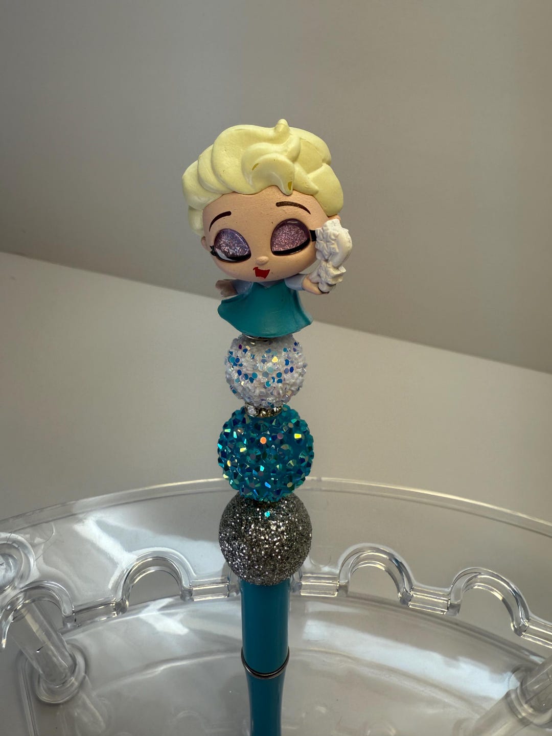 Elsa From Frozen Doorable Beaded Pen – Girly Office Pen – Unique Gift ...