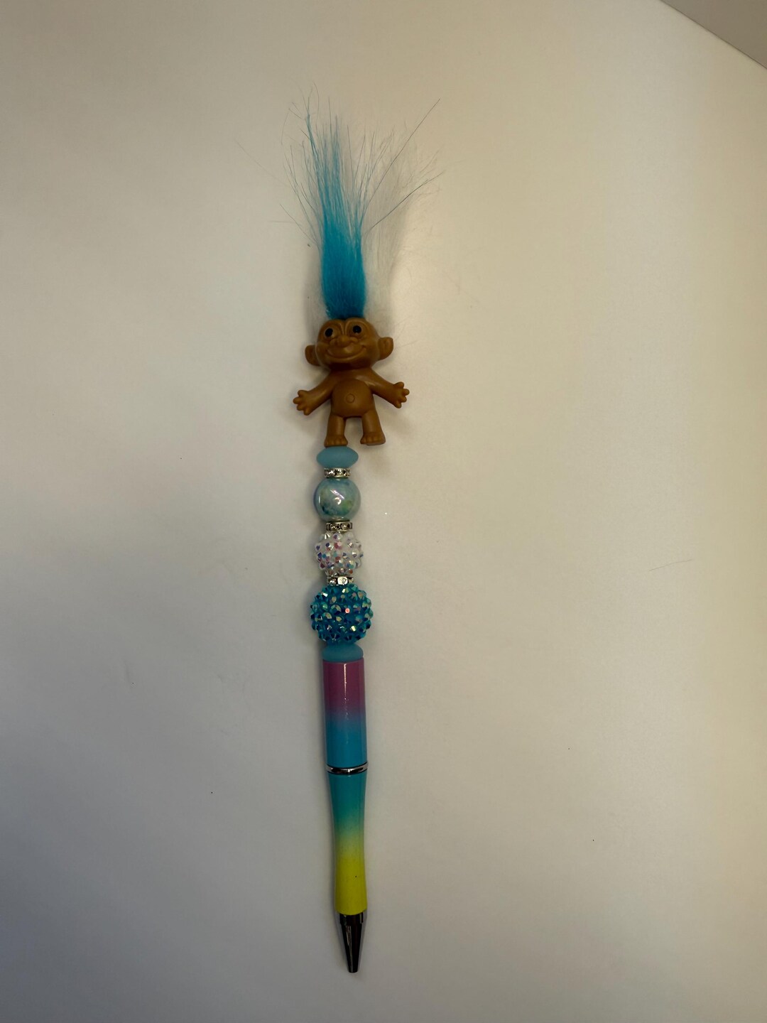 Troll Doll Beaded Pen – Girly Office Pen – Unique Gift Idea – Desk ...