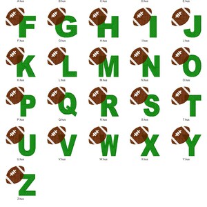 Football Season Monogram Machine Embroidery Font Design Set, Football ...