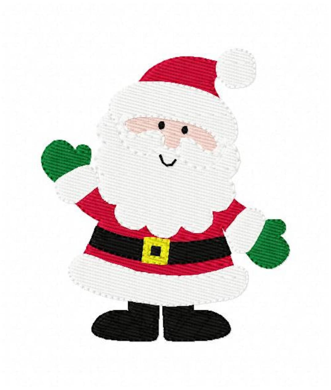 Jolly Santa Claus Christmas Embroidery Design, Joyful Stitches ...