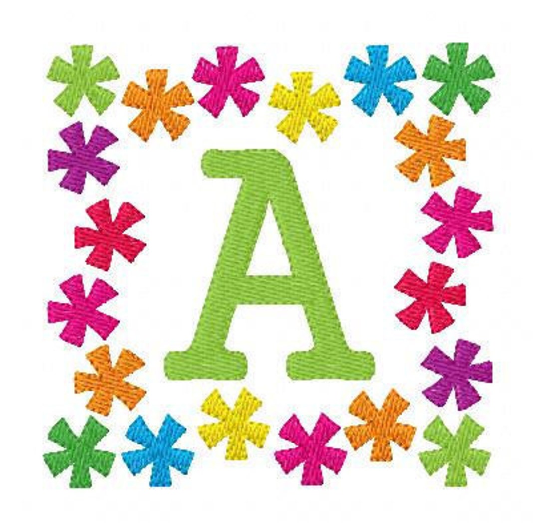 Machine Embroidery Monogram // Embroidery Design Set, Machine ...