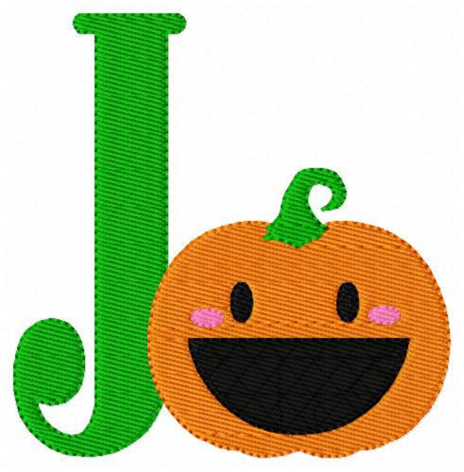 Pumpkin // Halloween // Jack O Lantern// Cutie // Embroidery - Etsy