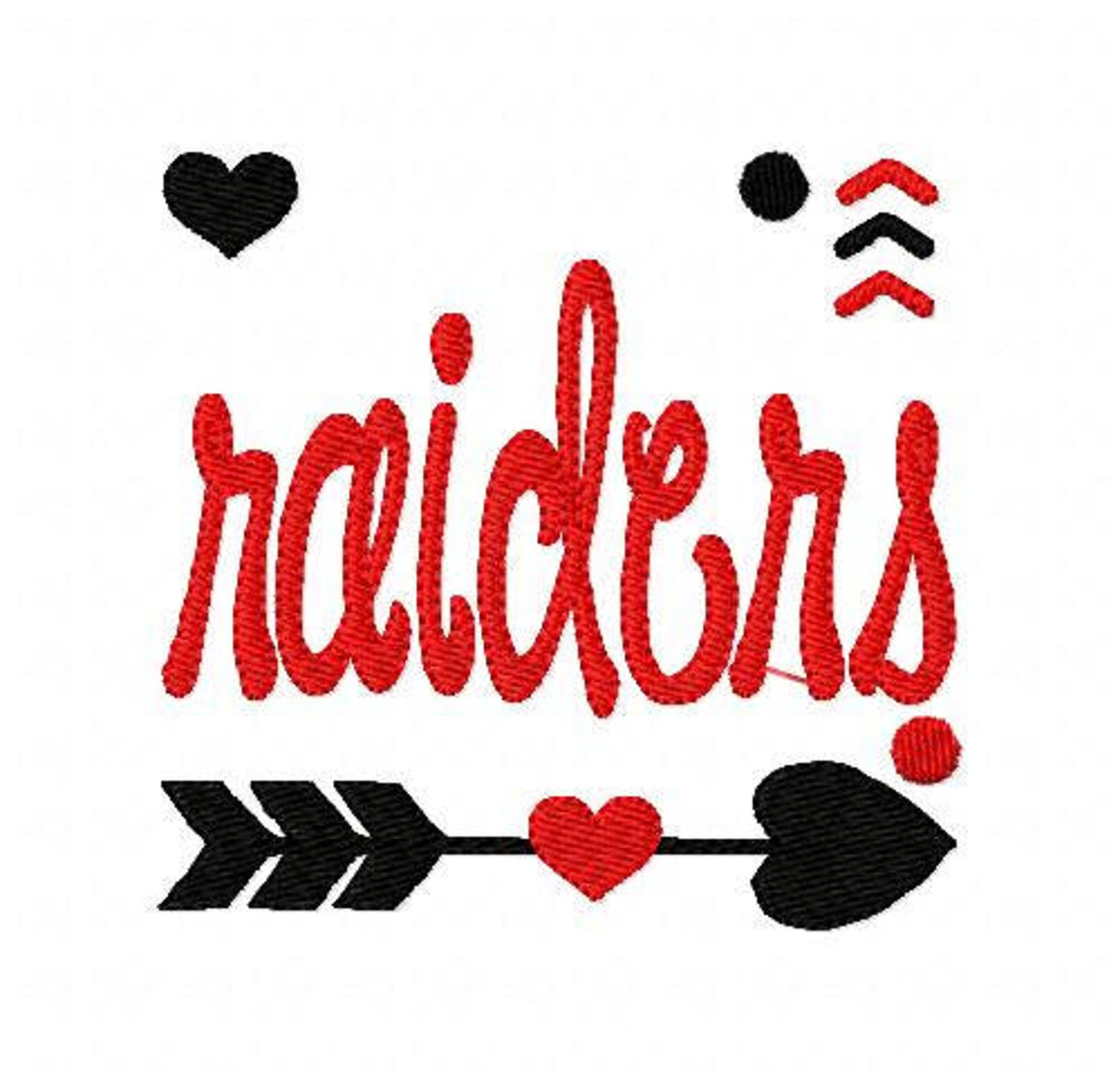 Embroidery Design Raiders //football// // Sports Embroidery - Etsy