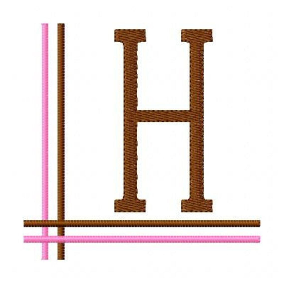 Line Monogram Embroidery Font Design Set Machine Embroidery - Etsy