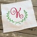 Ivy Machine Embroidery Monogram Font Design Set, Machine Embroidery ...