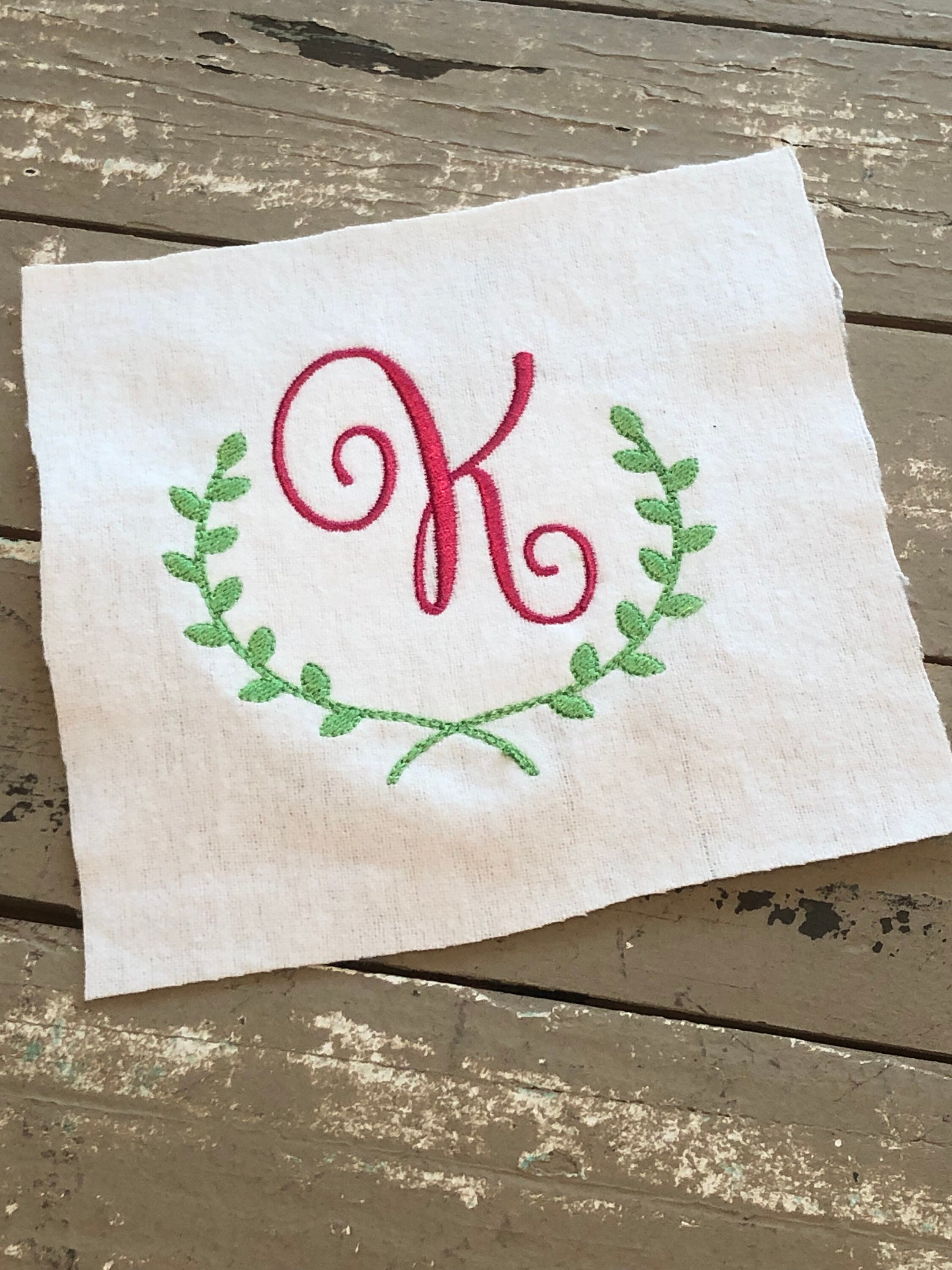 Ivy Machine Embroidery Monogram Font Design Set Machine - Etsy