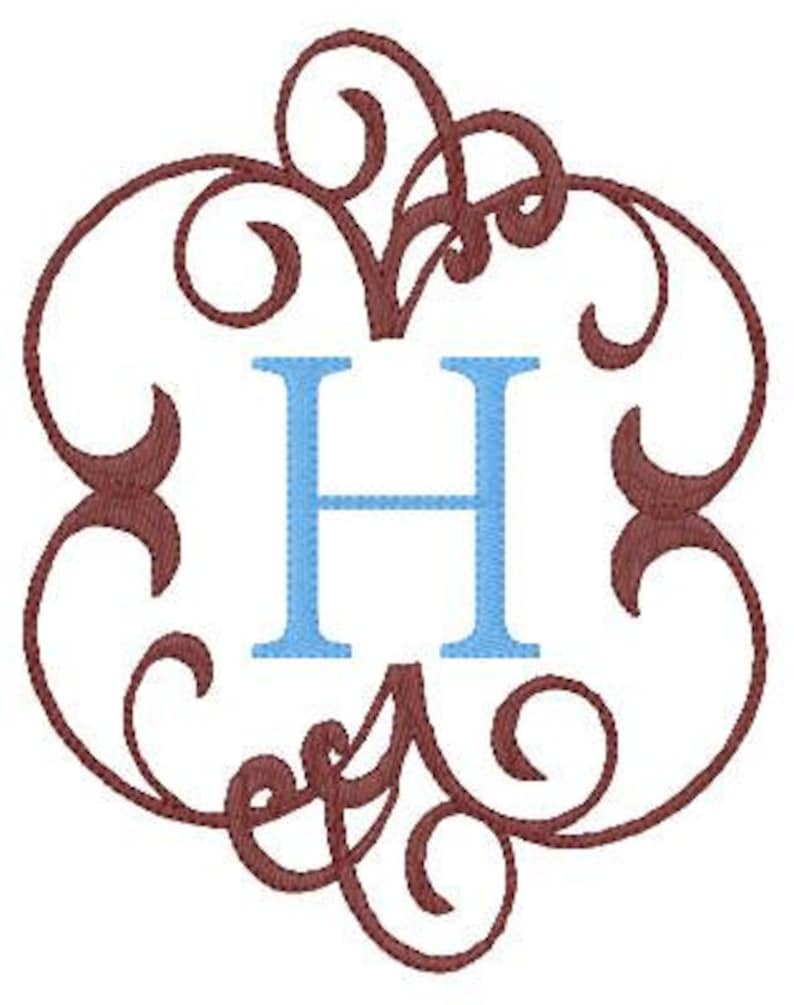 Machine Embroidery Monogram Design Set, Machine Embroidery Designs ...